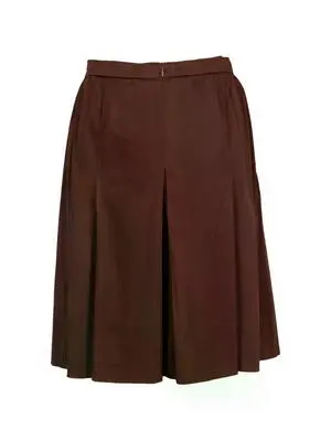 Fendi Pleated Midi Skirt