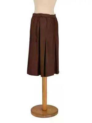 Fendi Pleated Midi Skirt