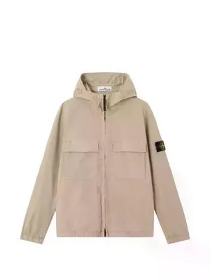 Stone Island Hooded Chest-pocket Jacket - Neutrals