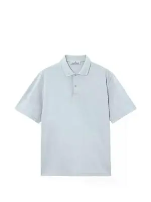Stone Island S.i. Stellina Piqué Polo Shirt - Blue