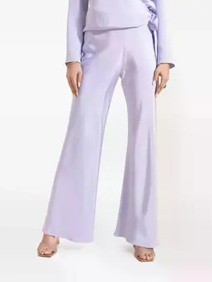 PETER COHEN Wide-leg Trousers - Purple