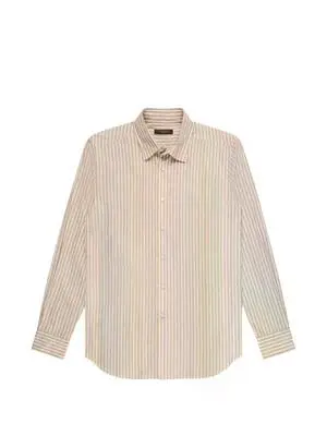 SLOWEAR Striped Shirt - Neutrals