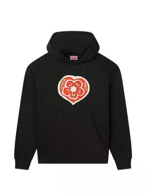 Kenzo Embroidered Hoodie - Black