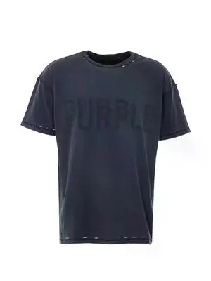 PURPLE BRAND Distressed T-shirt - Black