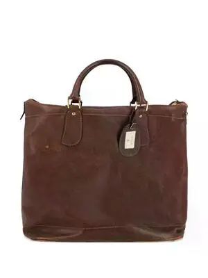 Gucci Top-handle Leather Tote Bag - Brown