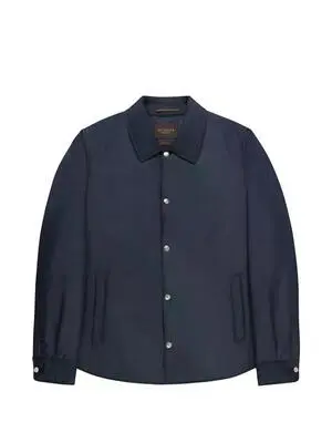 SLOWEAR Padded Shirt Jacket - Blue
