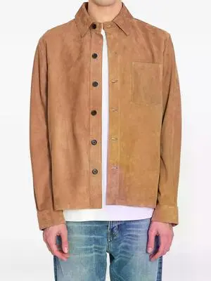 ARMA Button Suede Overshirt