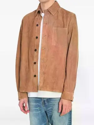 ARMA Button Suede Overshirt