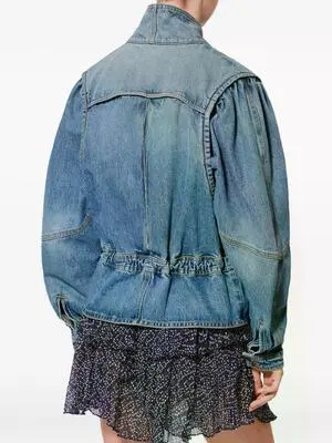 Isabel Marant Dolie Panelled Denim Jacket - Blue