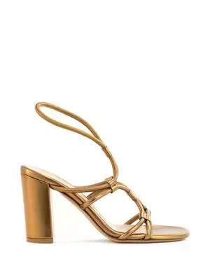 GIANVITO ROSSI Tied-strap Sandals - Gold