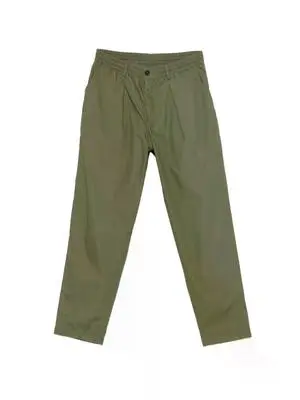 Universal Works Pleated Elasticated Trousers - Green