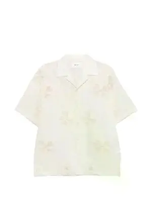 Nn07 Floral Shirt - Neutrals