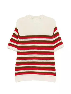 Nn07 Lars Striped Knit Shirt
