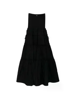 SYSTEM Drawstring Midi Skirt