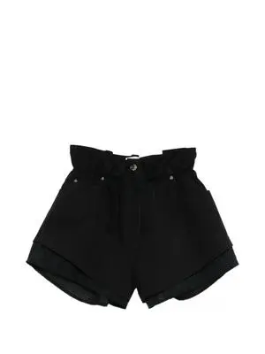 SYSTEM Belt-loop Pocket Shorts - Black