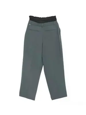 SYSTEM Pleated Drawstring Trousers