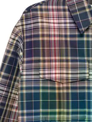 SYSTEM Pocket Checked Shirt