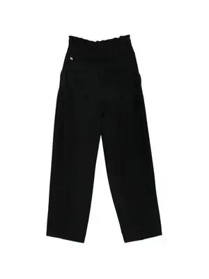 SYSTEM Belt-loop Drawstring Trousers