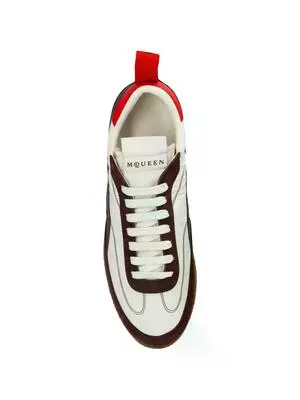 Alexander McQueen Panelled Lace-up Sneakers - Neutrals