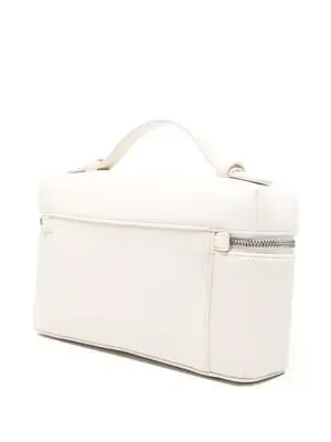 Emporio Armani Mini Leather Tote - Neutrals