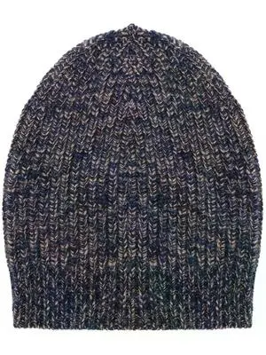 Brunello Cucinelli Ribbed Beanie - Blue