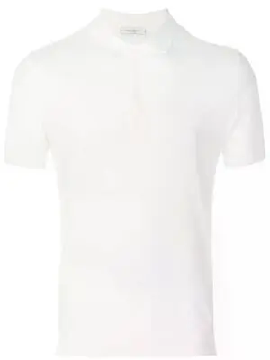 PAOLO PECORA Plain Polo Shirt - White