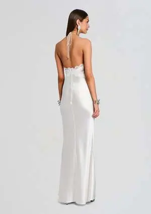 Retrofete Constanza Lace Maxi Dress - Ivory
