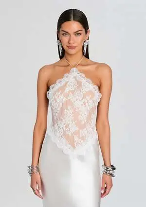 Retrofete Constanza Lace Maxi Dress - Ivory