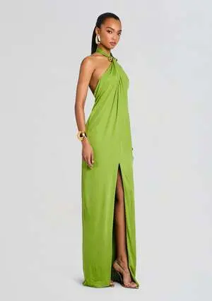 Retrofete Becs Dress - Kiwi/gold