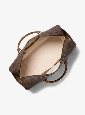 Michael Kors Jet Set Travel Extra-large Signature Logo Weekender Bag - Brown