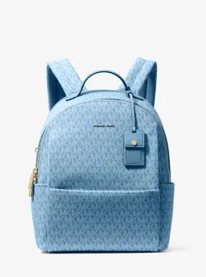 Michael Kors Sable Medium Signature Logo Backpack