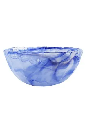 VIETRI Onda Cobalt Glass Small Bowl - Blue