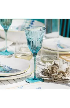 VIETRI Natalia Wine Glass - Blue