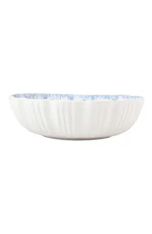 VIETRI Bari & White Pasta Bowl - Blue