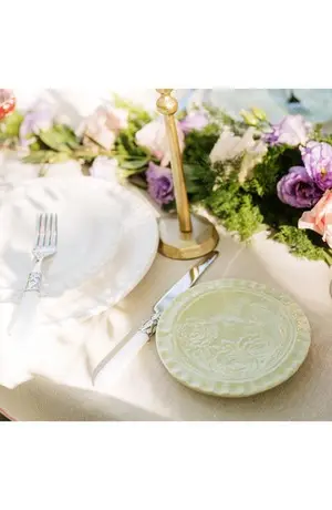 VIETRI Pietri Fiori Canape Plate - Green