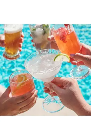 VIETRI Superglass Shatterproof Margarita Glass