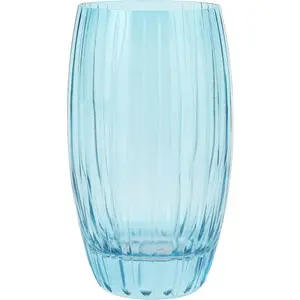 VIETRI Natalia Teal Highball Glass - Blue
