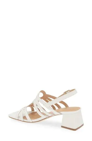 Regarde Le Ciel Amalia 07 Slingback Sandal - Naplak White
