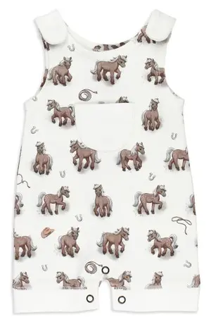 L'OVEDBABY Print Sleeveless Organic Cotton Romper - Little Lasso