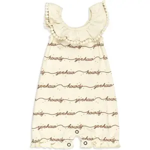 L'OVEDBABY Organic Cotton Bubble Romper - Howdy