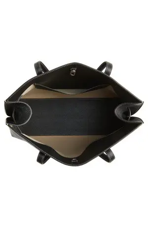 TOTEME Lounge Belted Leather Tote - Black