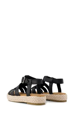 Toms Jac Platform Fisherman Sandal - Black