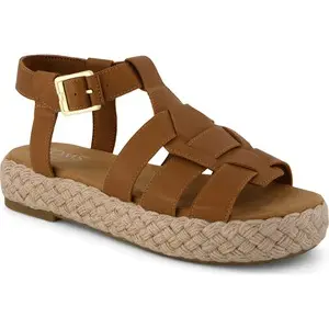 Toms Jac Platform Fisherman Sandal Medium Brown