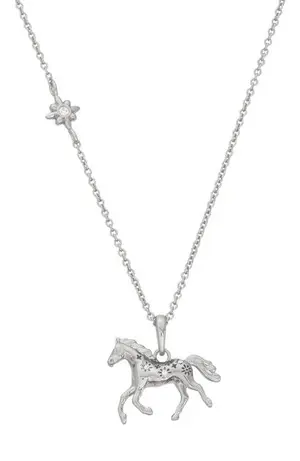 ALEX AND ANI Horse Pendant Necklace