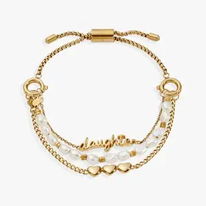 ALEX AND ANI Daughter Stranded Bracelet - White