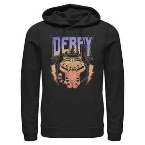 KPOP DEMON HUNTERS Mythic Lightning Derpy Pull Over Hoodie - Black