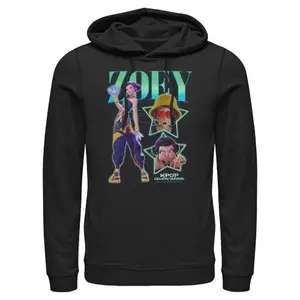 KPOP DEMON HUNTERS Zoey Super Star Logo Pull Over Hoodie