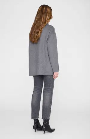 ANINE BING Cashmere Luca Jacket - Heather Grey