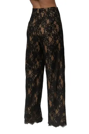 JLUXLABEL Forever Crush Lace Pant - Black