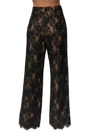 JLUXLABEL Forever Crush Lace Pant - Black